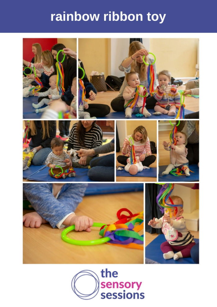 rainbow ribbon toy - The Sensory Sessions